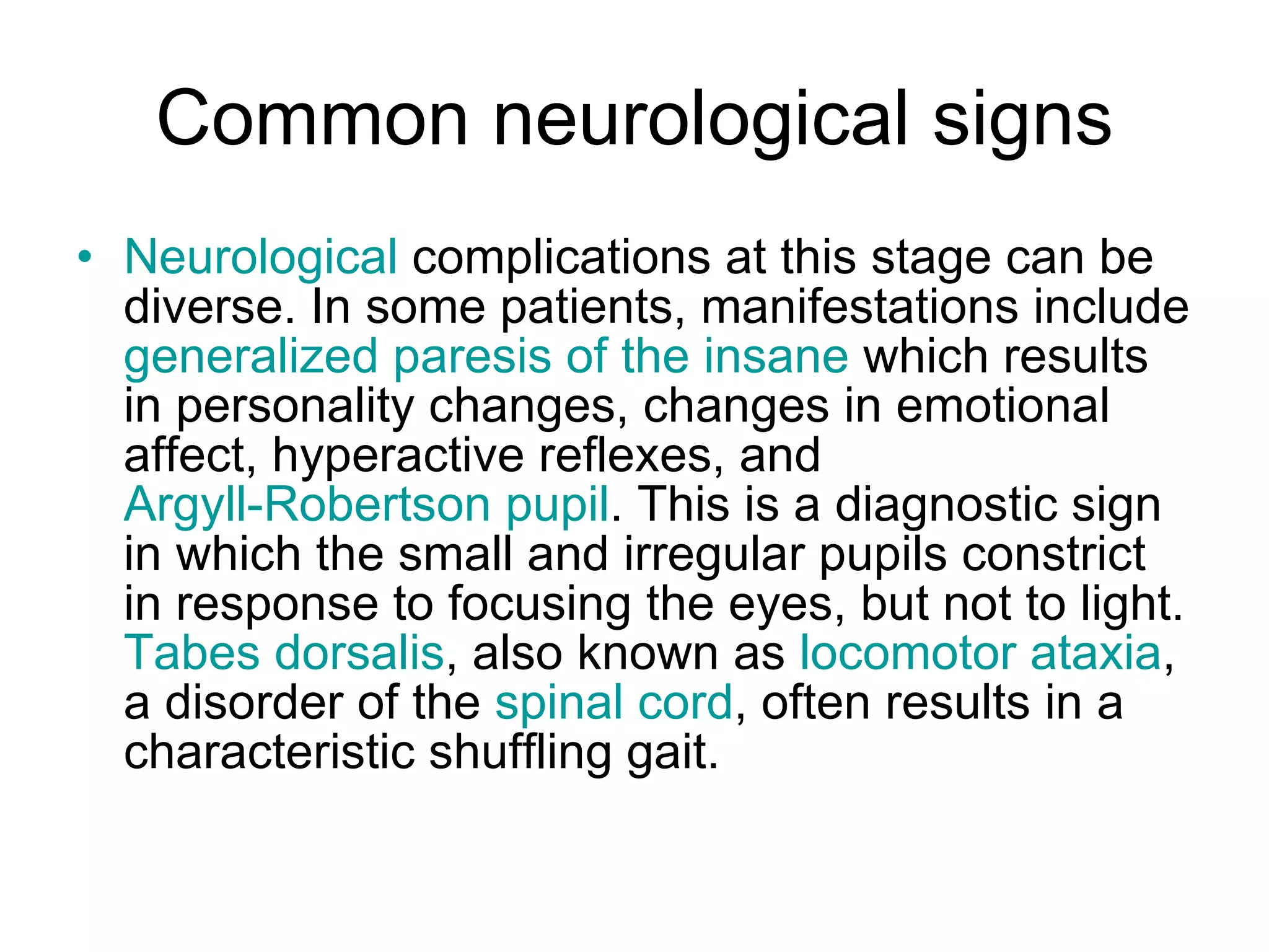 Syphilis and Neurosyphilis 101 | PPT