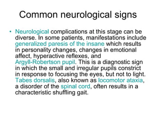 Syphilis and Neurosyphilis 101 | PPT