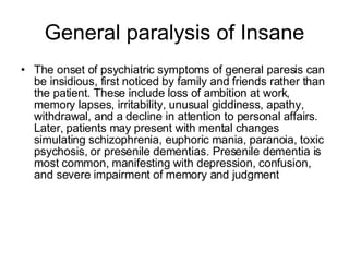 Syphilis and Neurosyphilis 101 | PPT