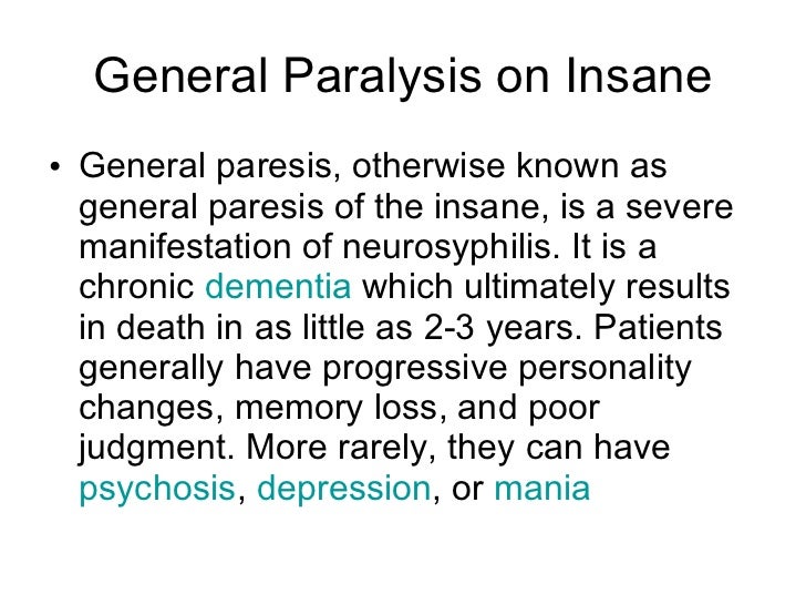 Syphilis and Neurosyphilis 101