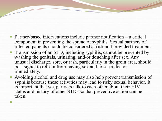 Syphilis | PPTX | Pregnancy | Reproductive Health