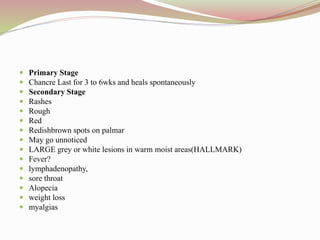 Syphilis | PPTX