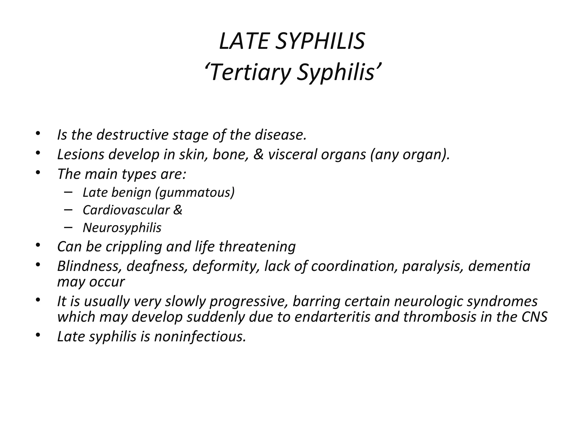 Syphilis | PPT