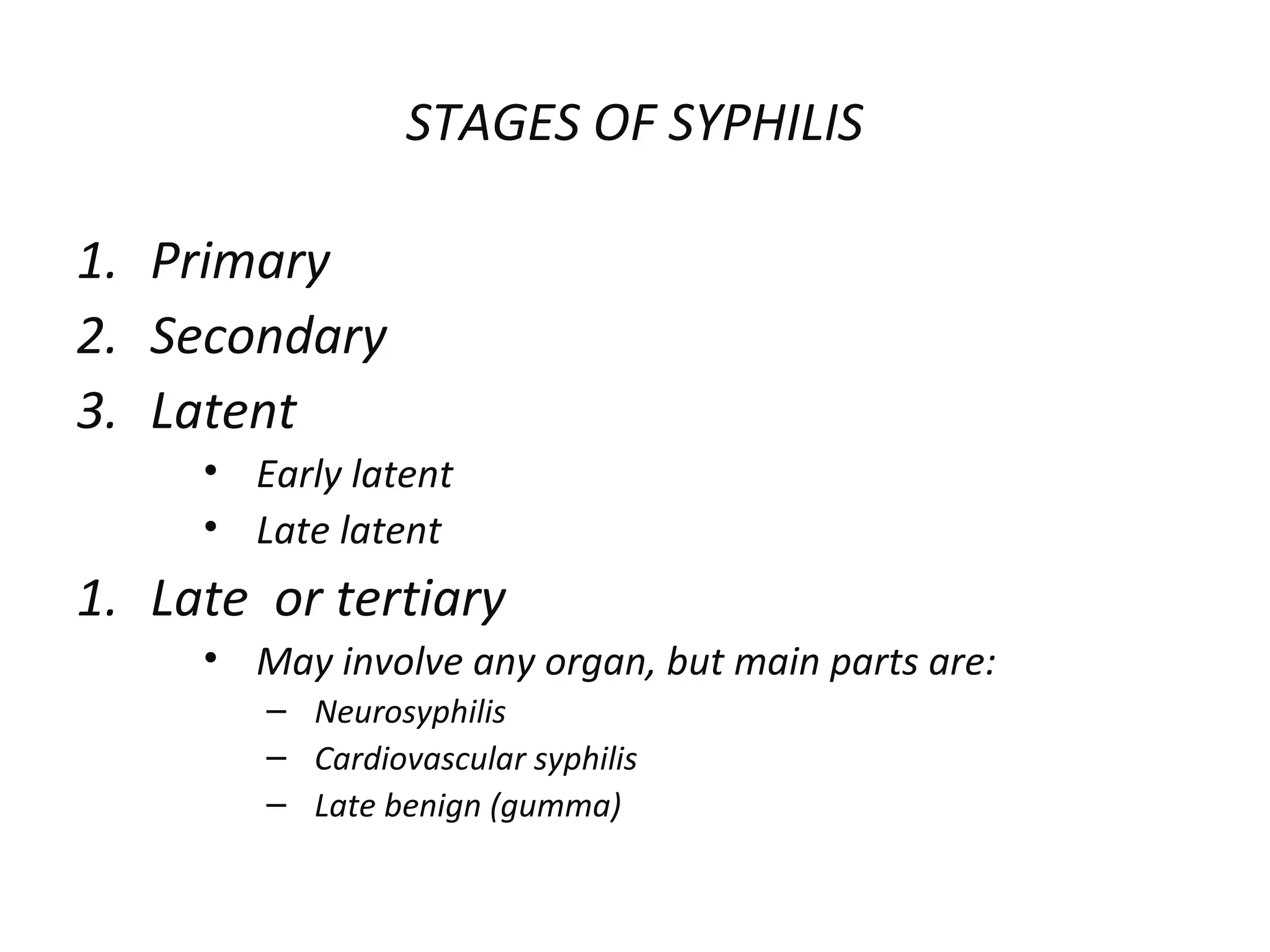 Syphilis | PPT