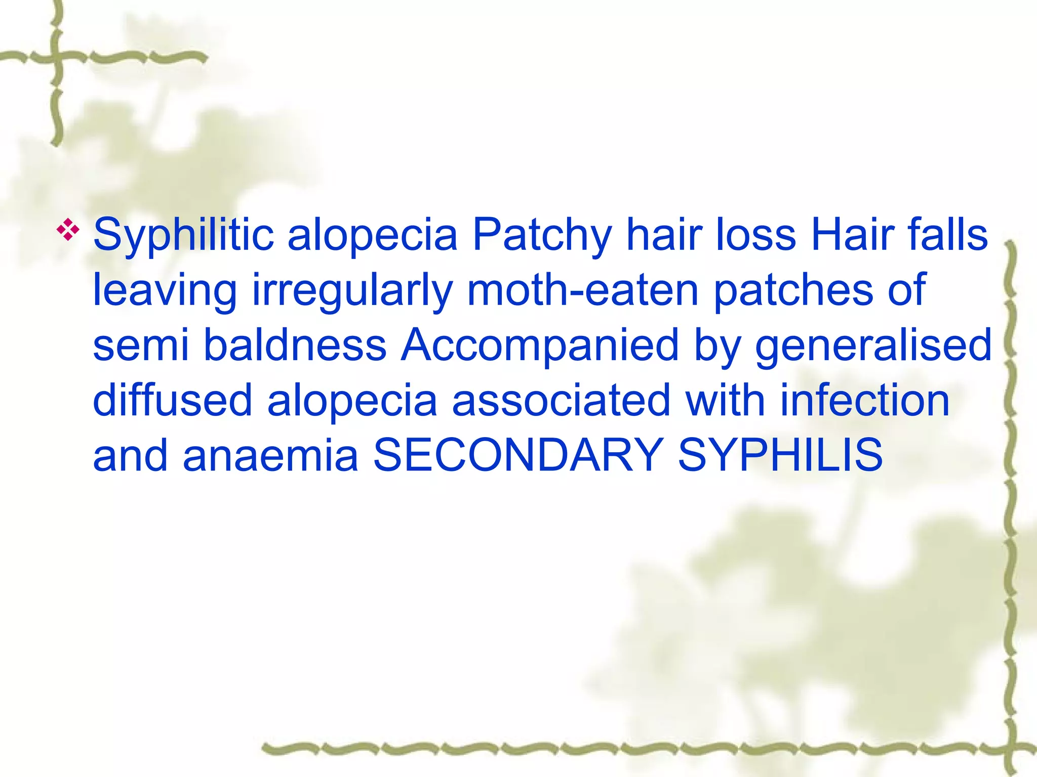 Syphilis secondry | PPT