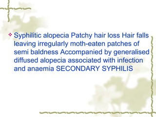 Syphilis secondry | PPT
