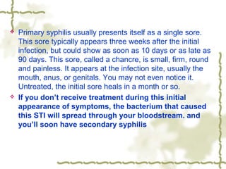 Syphilis secondry | PPT | Infectious Diseases | Diseases and Conditions