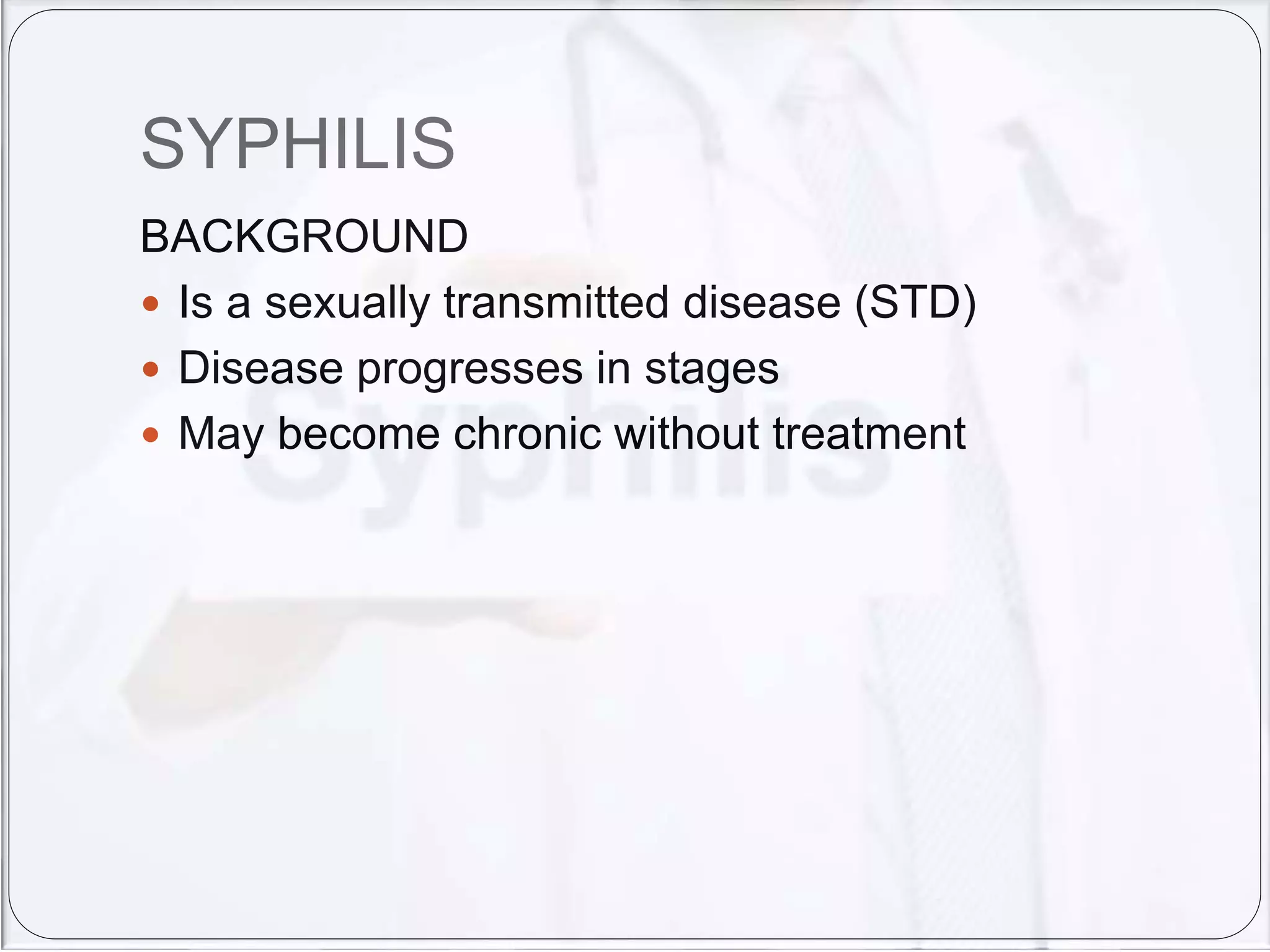 Syphilis | PPTX