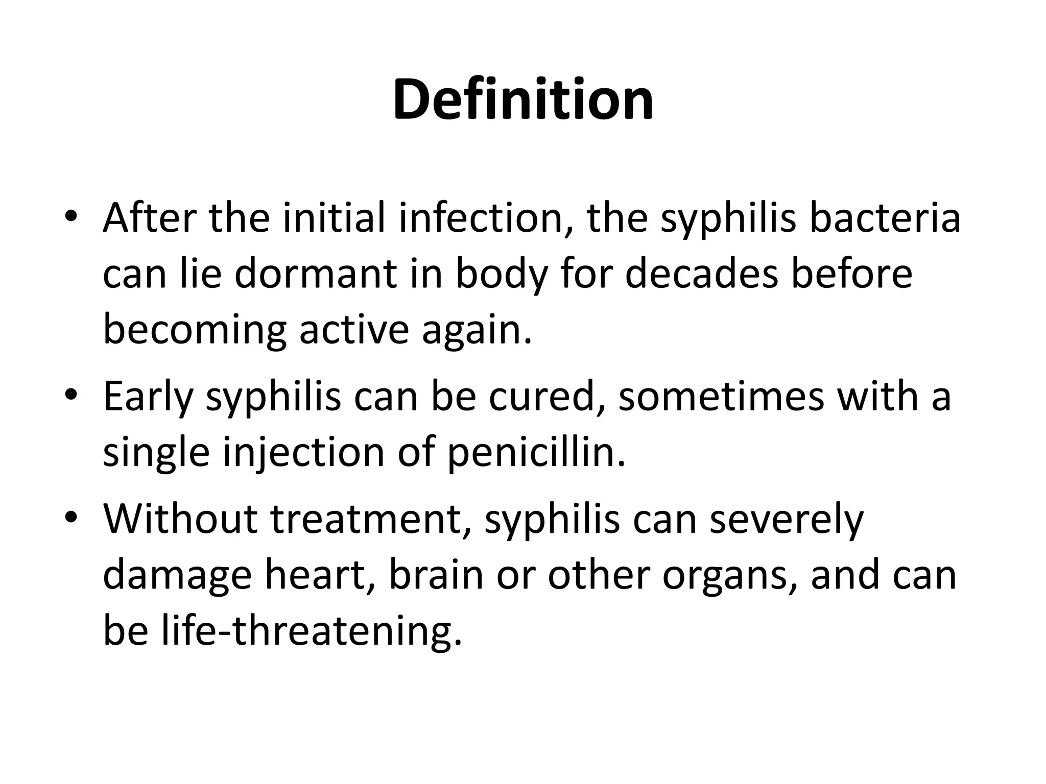 Syphilis | PPT