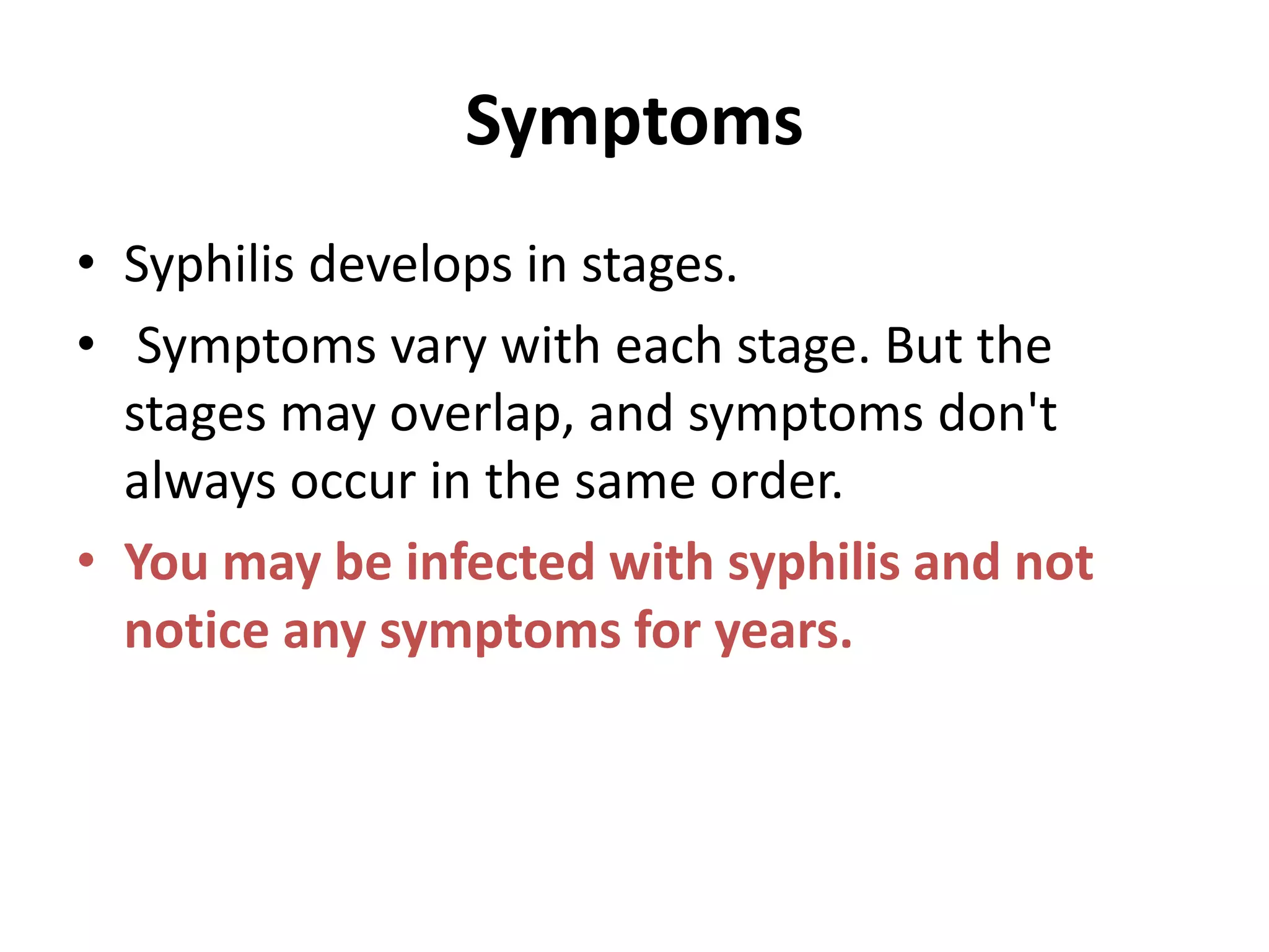 Syphilis | PPT