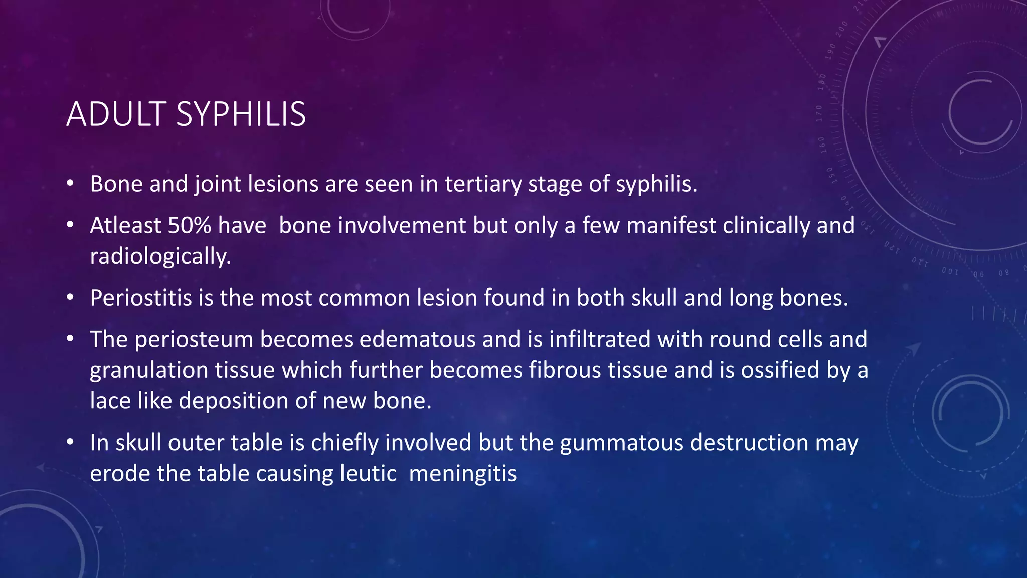 Syphilis in ortho | PPTX