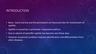Syphilis in ortho | PPTX