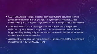 Syphilis in ortho | PPTX | Bone and Joint Conditions | Diseases and ...