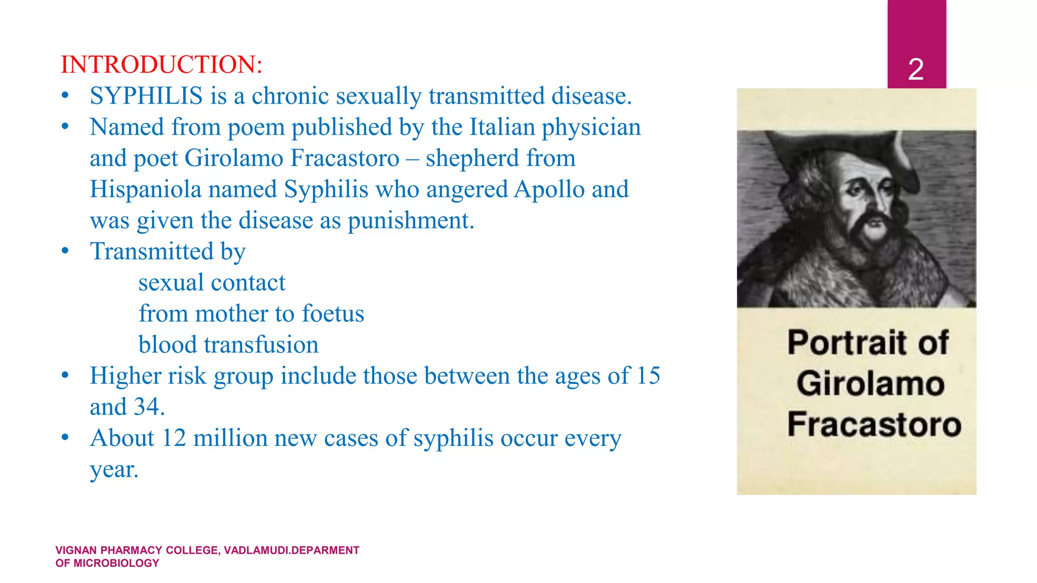 Syphilis | PPT