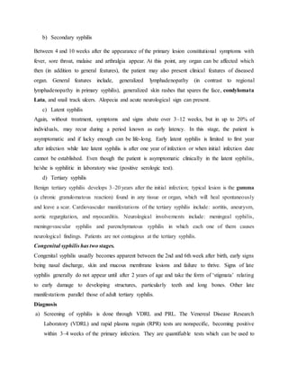 Syphilis | PDF