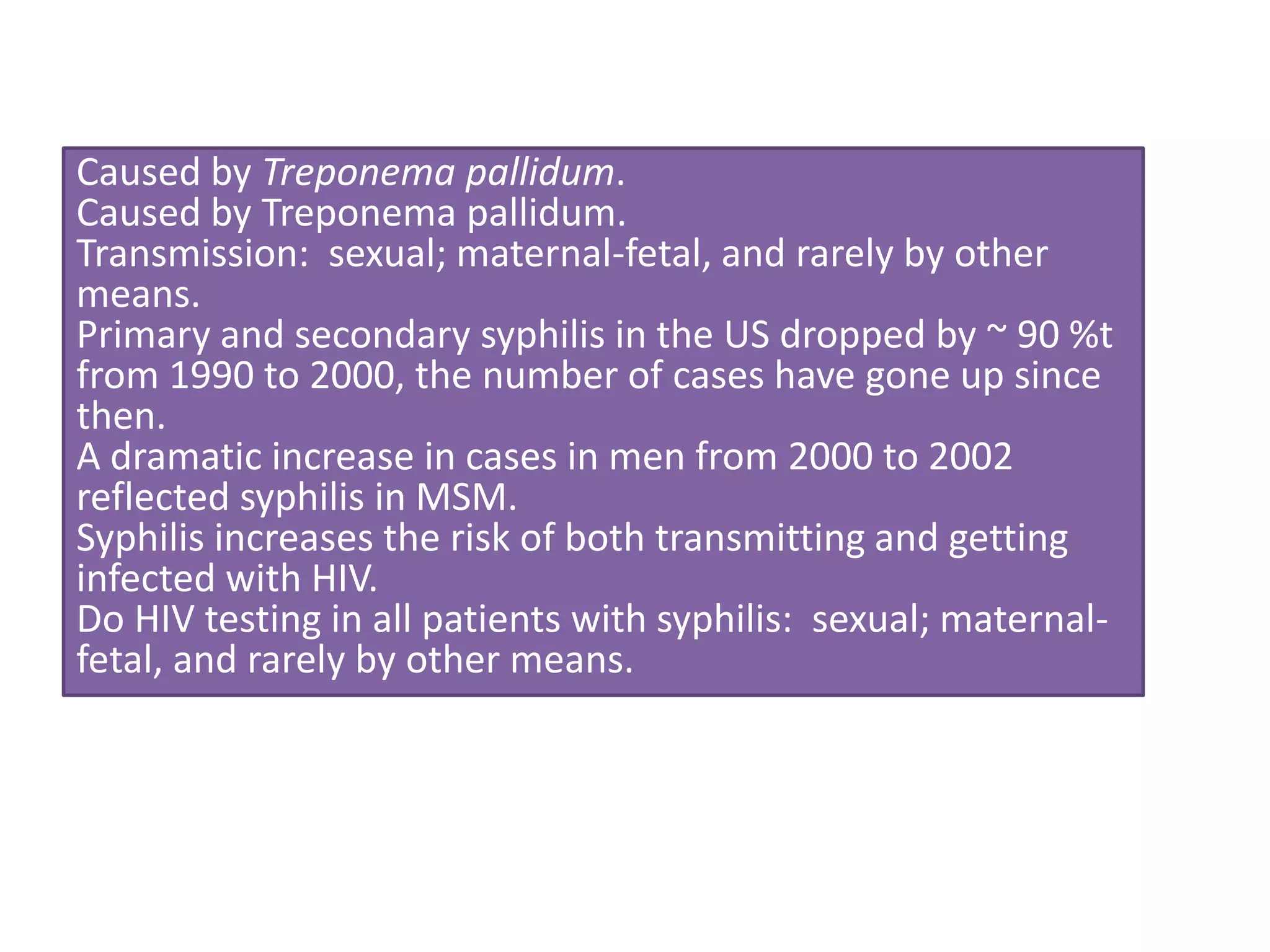 Syphilis | PPT