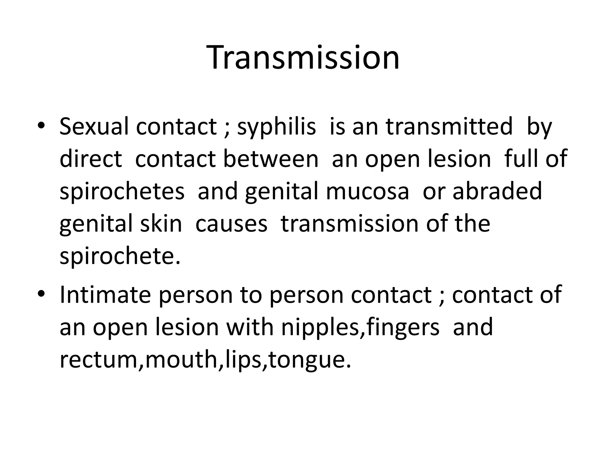 Syphilis | PPT