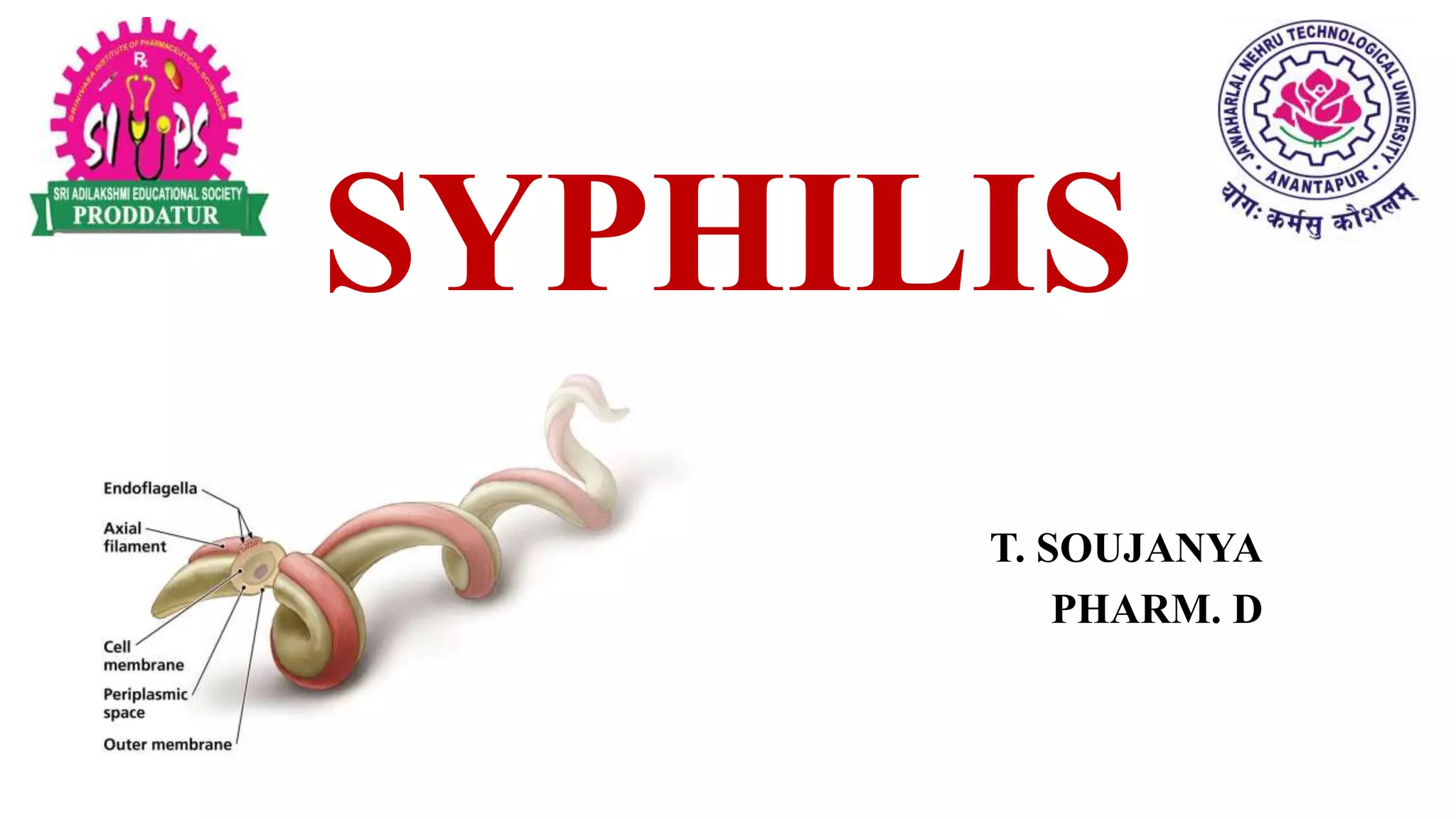 Stages of syphilis and its treatment | PPTX