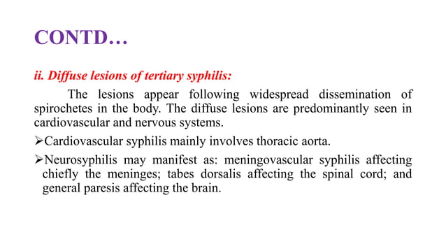 Stages of syphilis and its treatment | PPTX | Infectious Diseases ...