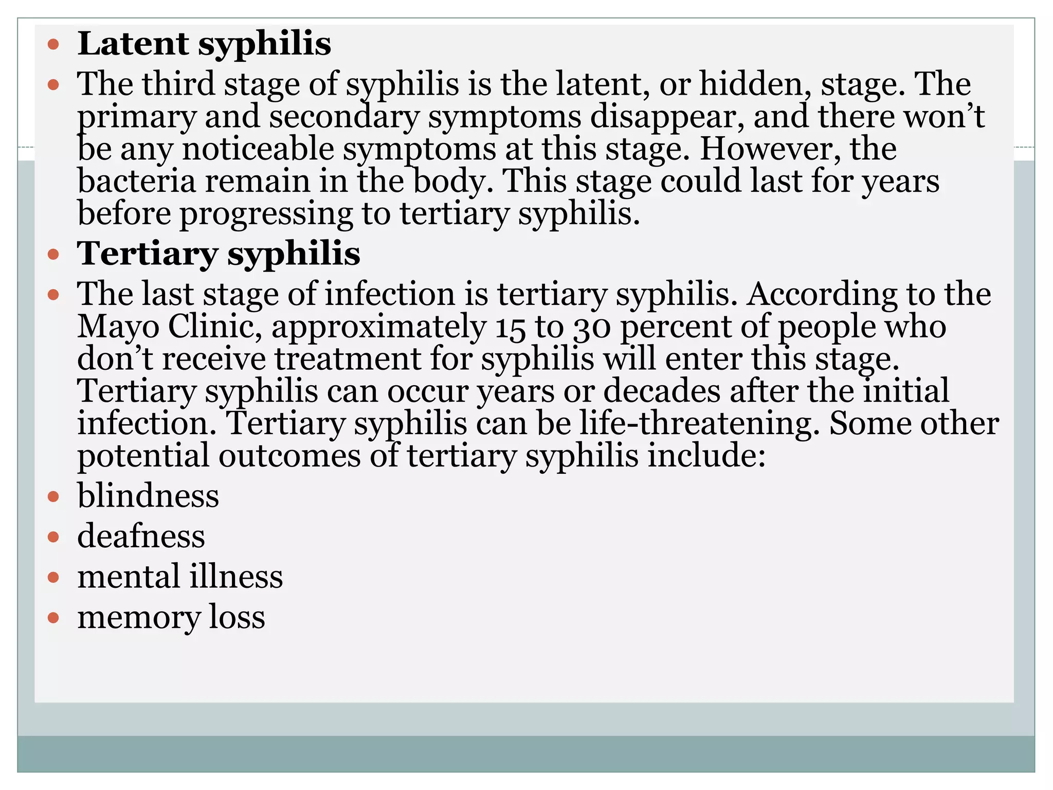 Syphilis | PPTX