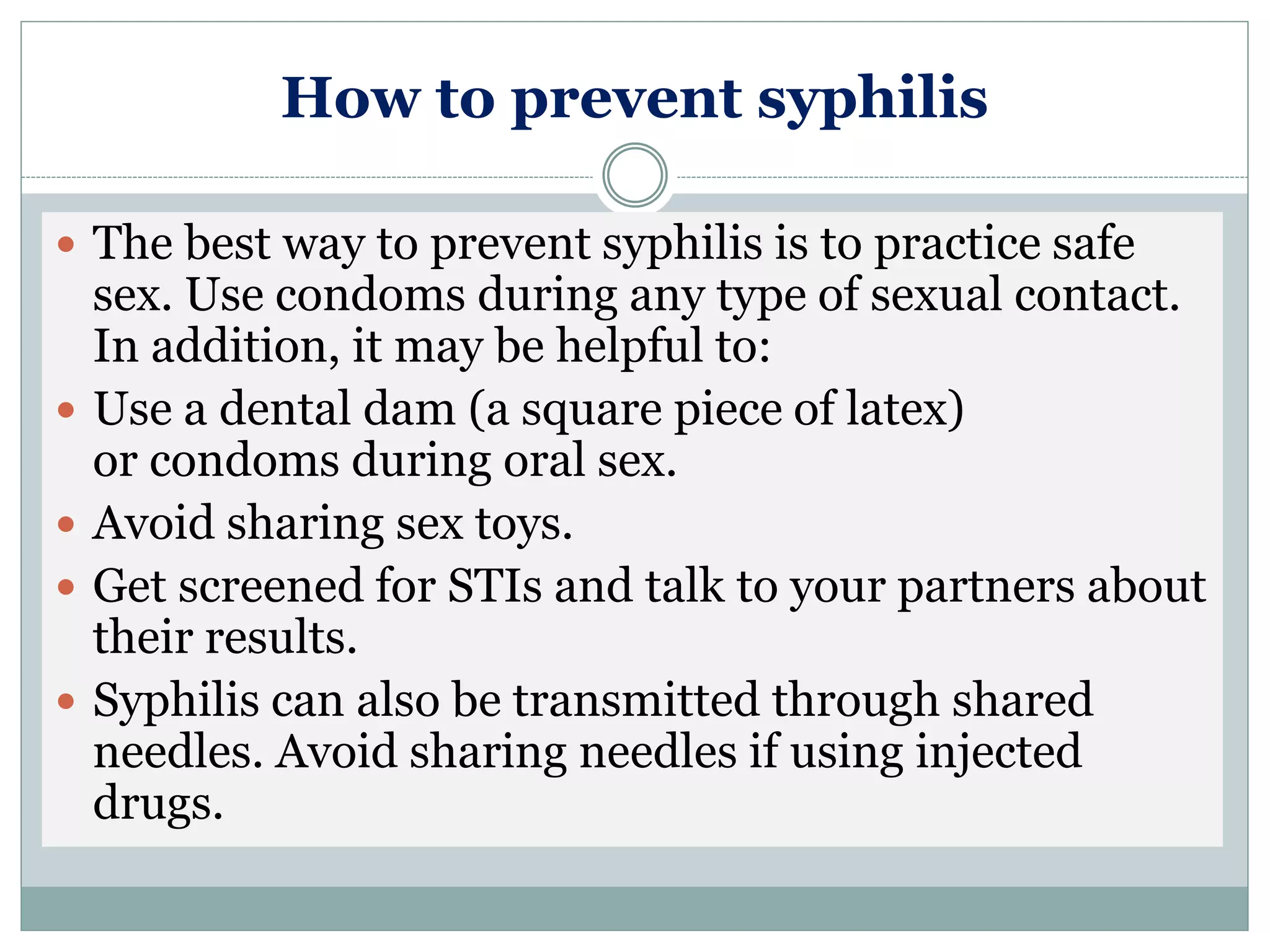 Syphilis | PPTX