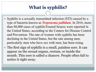 Syphilis | PPTX