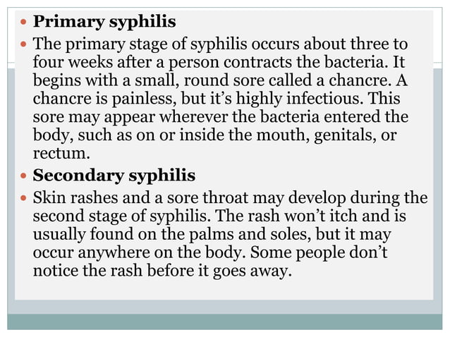 Syphilis | PPT