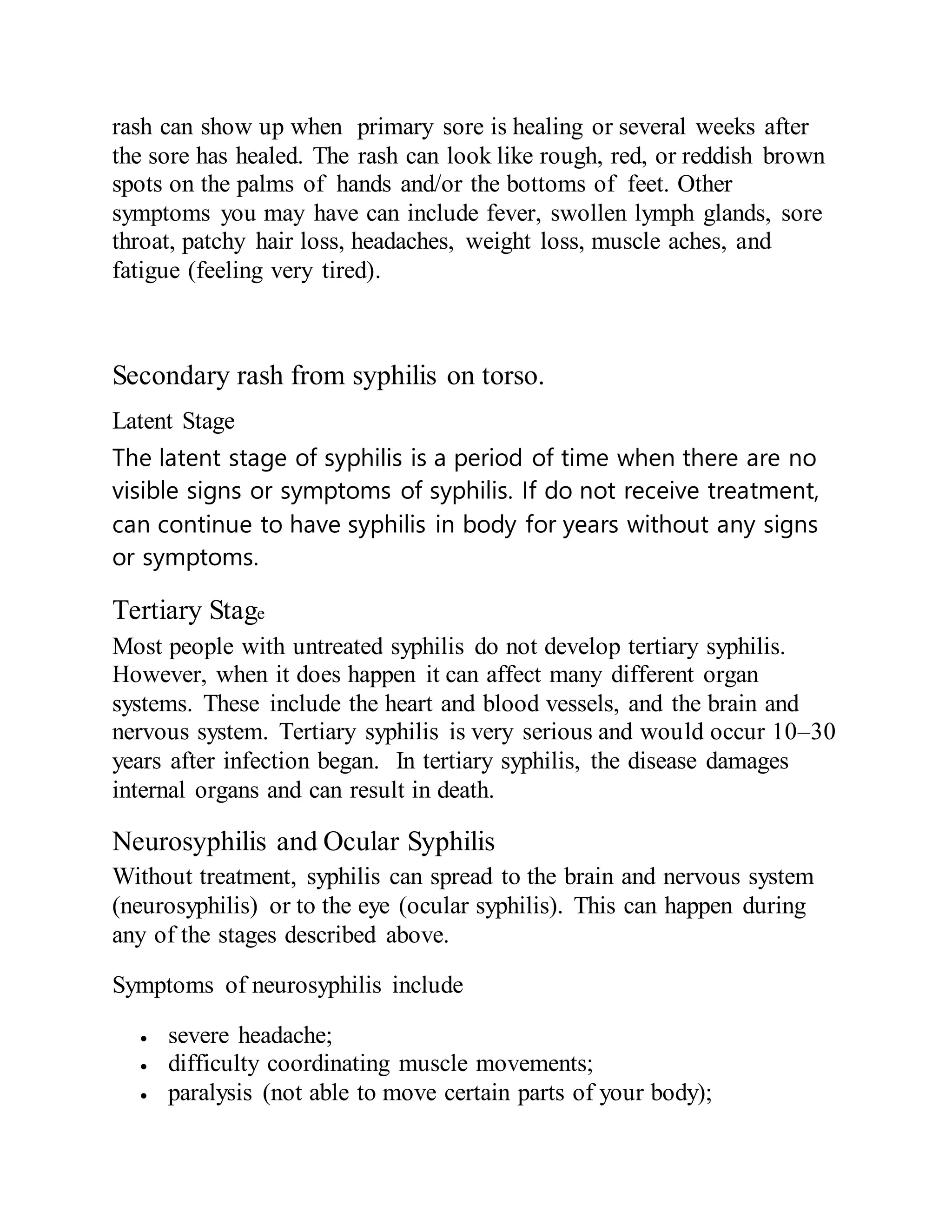 Syphilis | DOCX