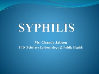 Syphilis | PPTX