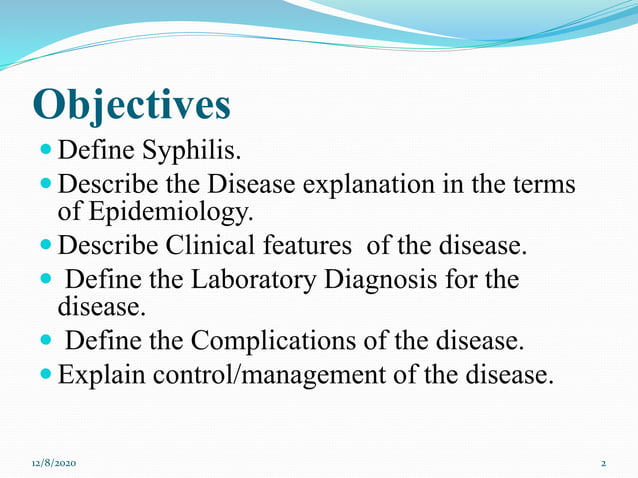 Syphilis | PPTX | Infectious Diseases | Diseases and Conditions