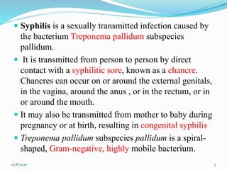 Syphilis | PPTX