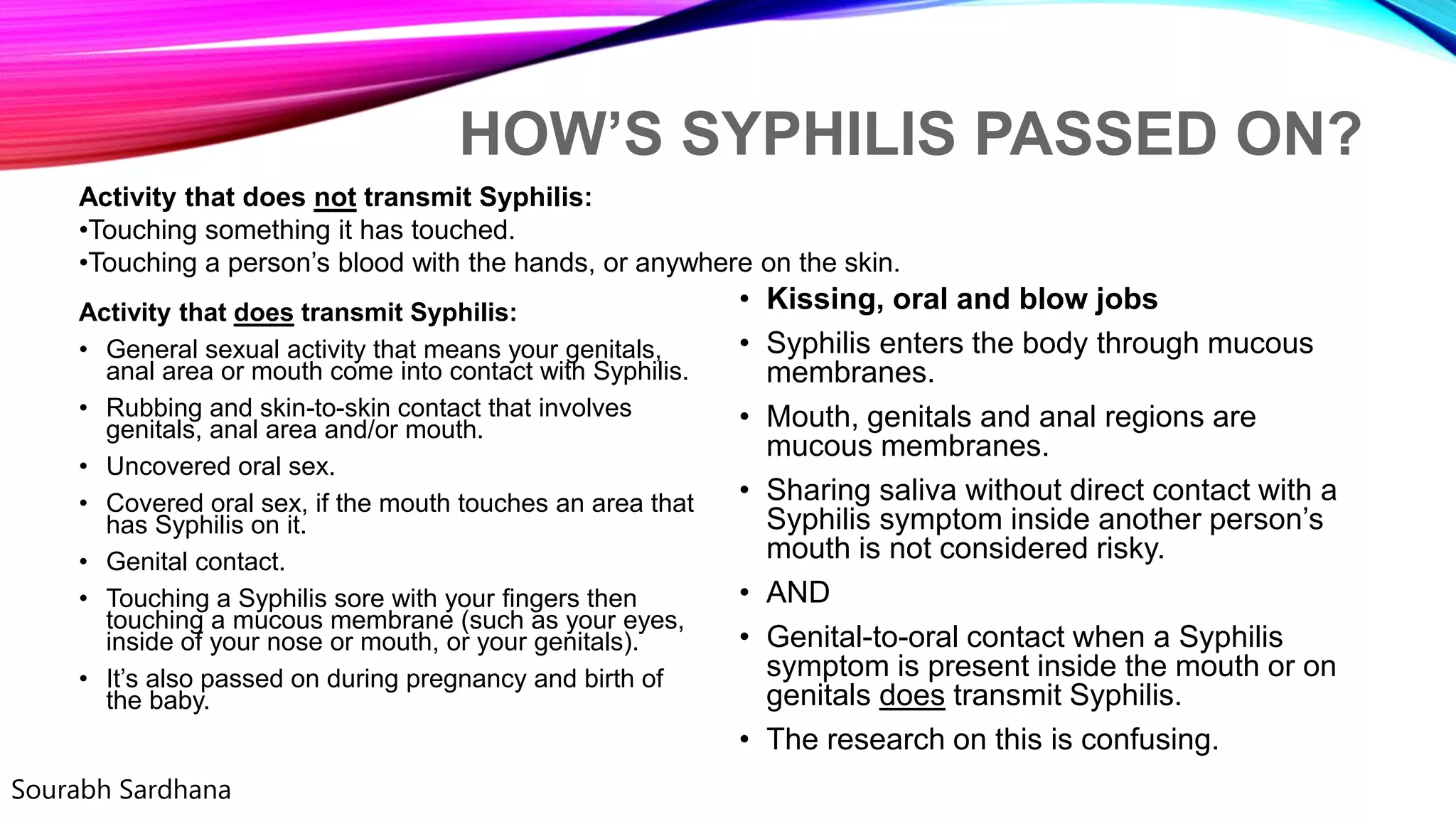 Syphilis | PPTX