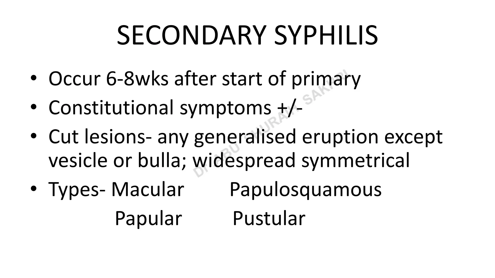 Syphilis | PPT