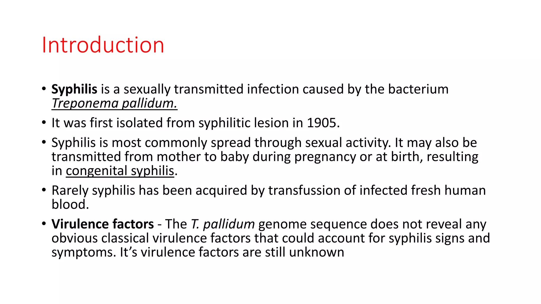 Syphilis | PPT