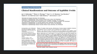 syphilis.pptx | Eye and Vision Conditions | Diseases and Conditions