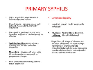 Syphilis inside of the body and effective methods | PPTX