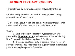 Syphilis inside of the body and effective methods | PPTX