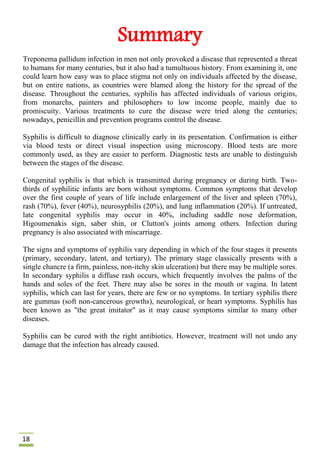 Syphilis 2018 | PDF