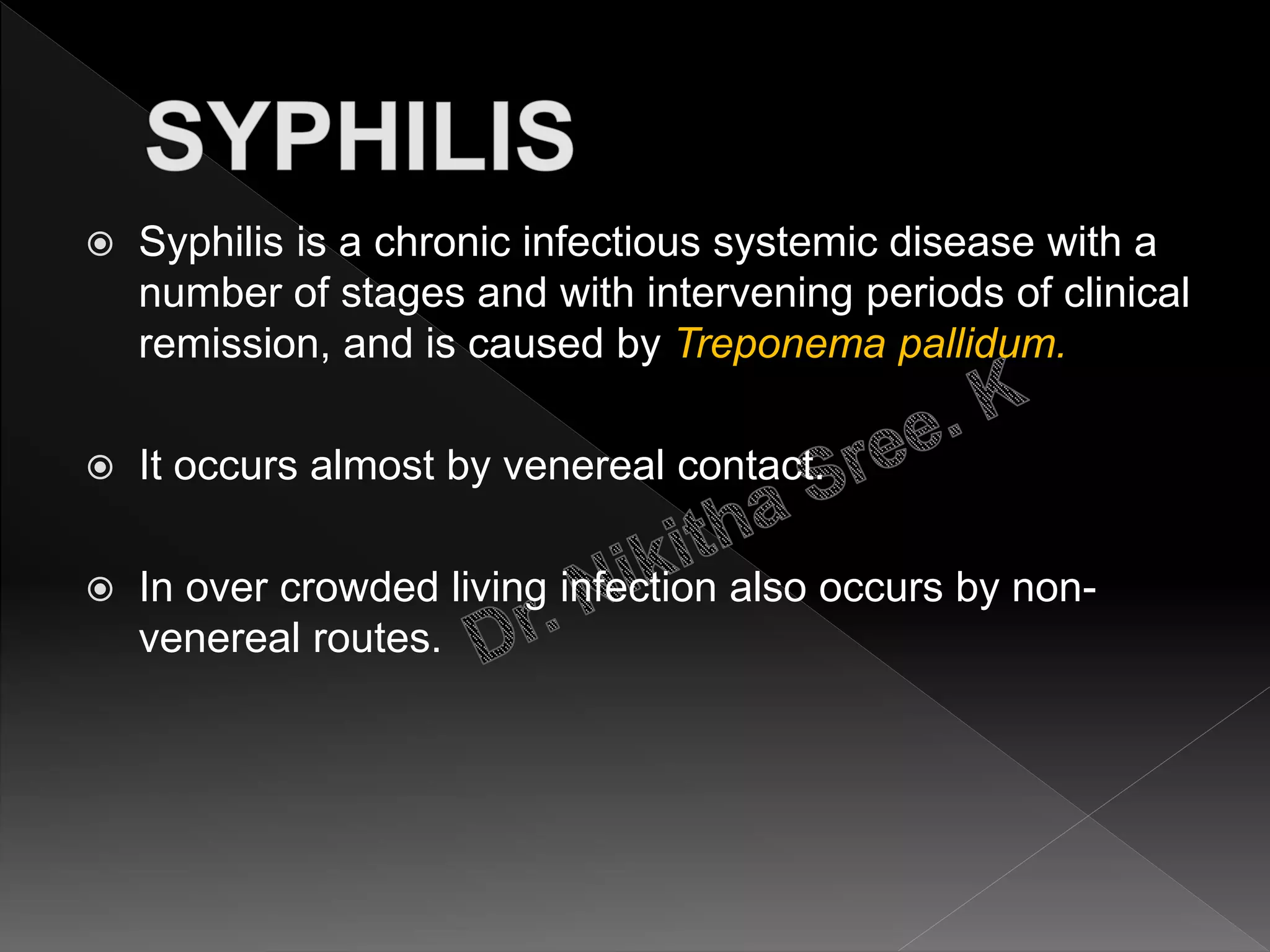 Syphilis | PPTX