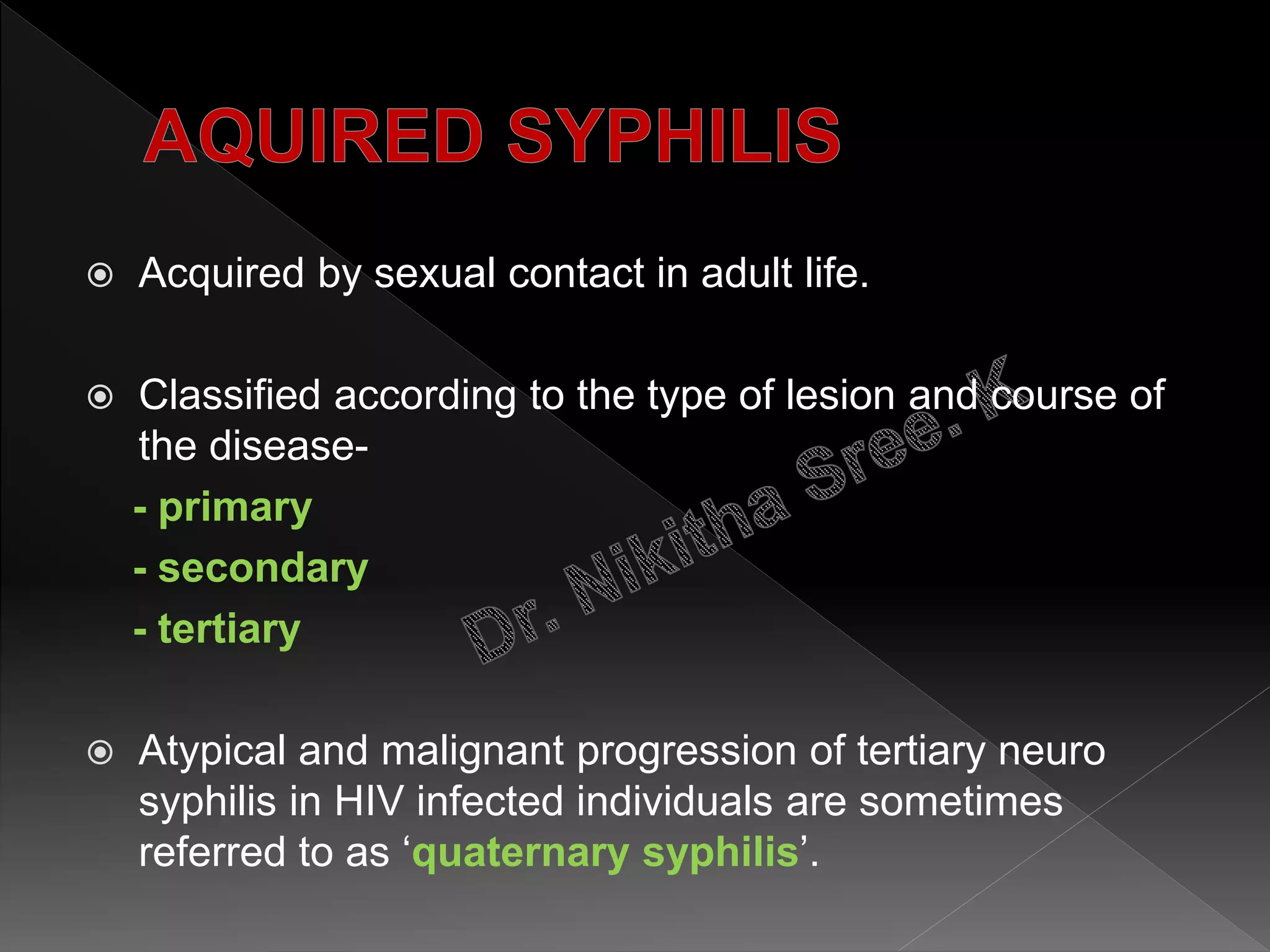 Syphilis | PPTX