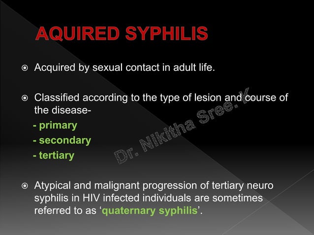 Syphilis | PPTX