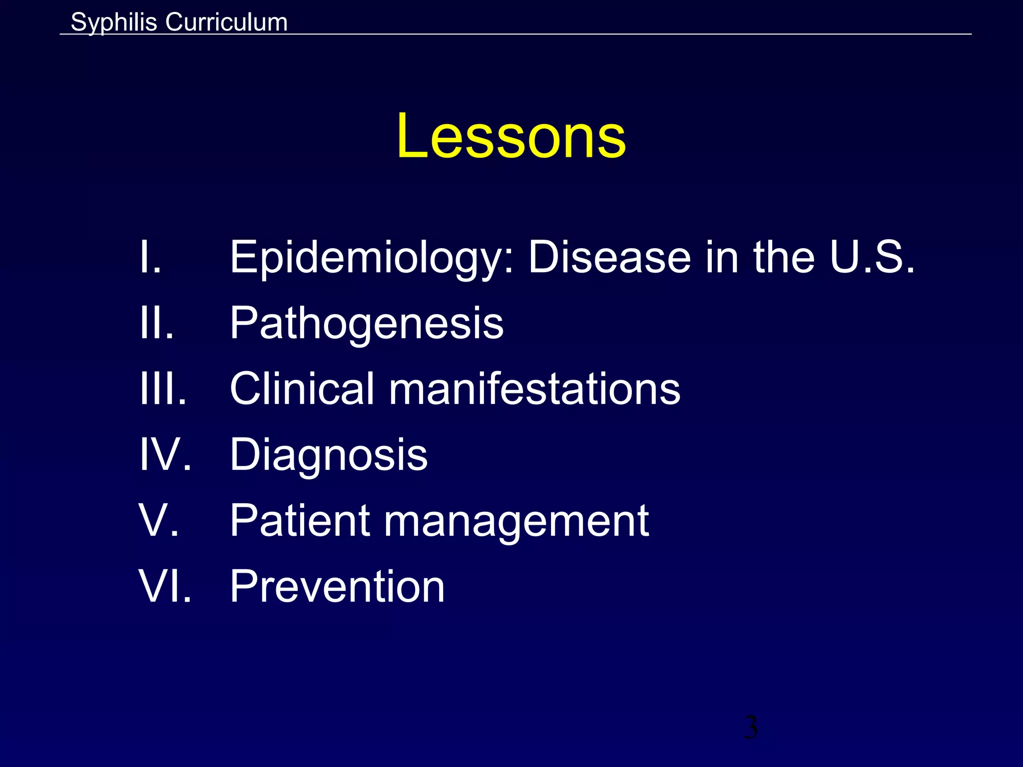 Syphilis slides | PPT