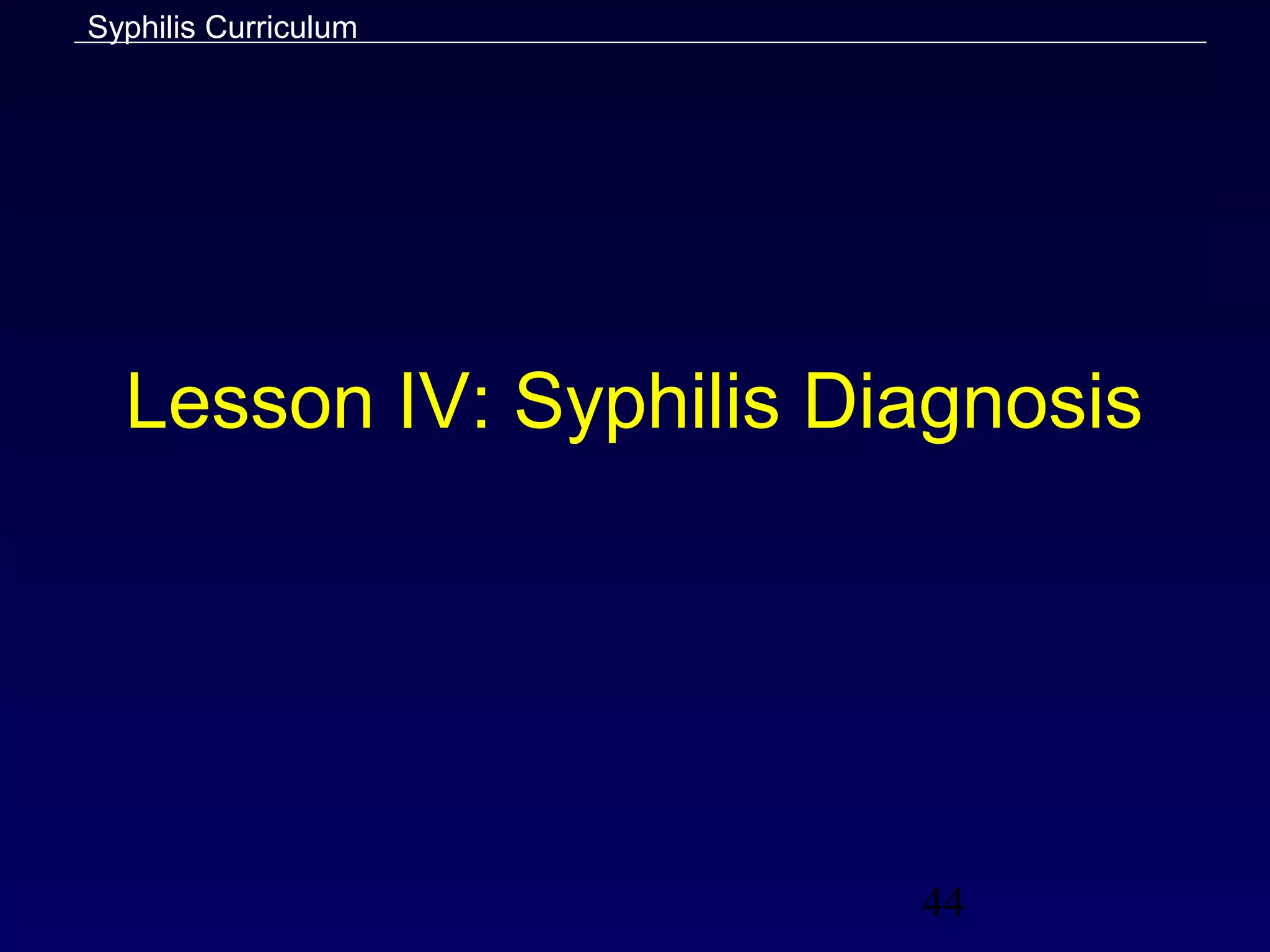 Syphilis slides | PPT