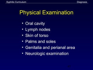 Syphilis slides | PPT