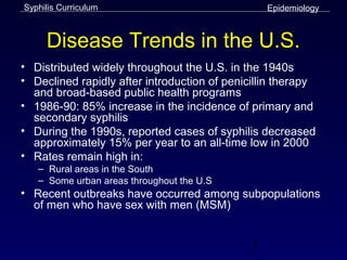 Syphilis slides | PPT