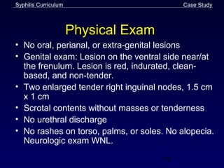 Syphilis slides | PPT