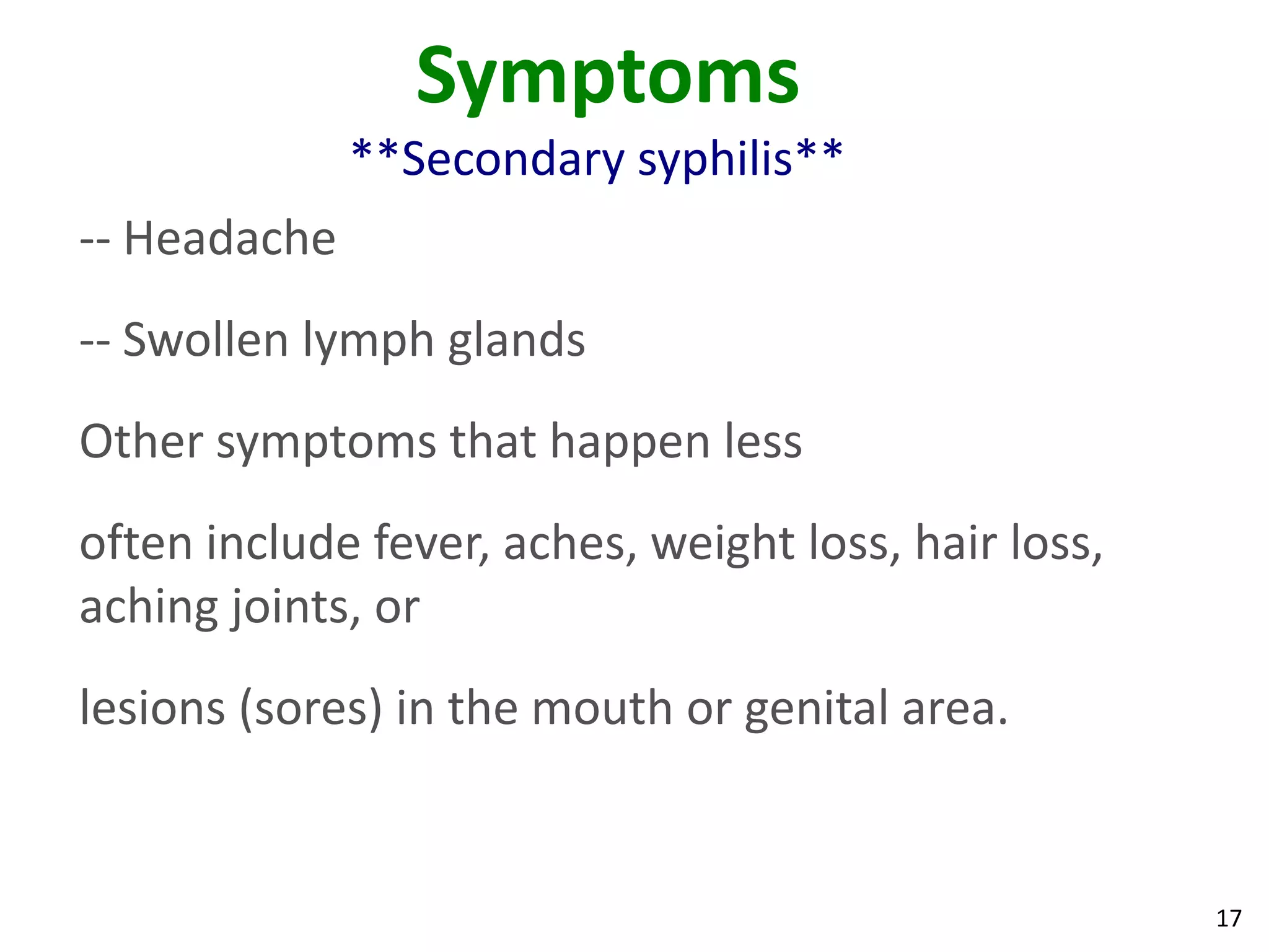 Syphilis | PPTX