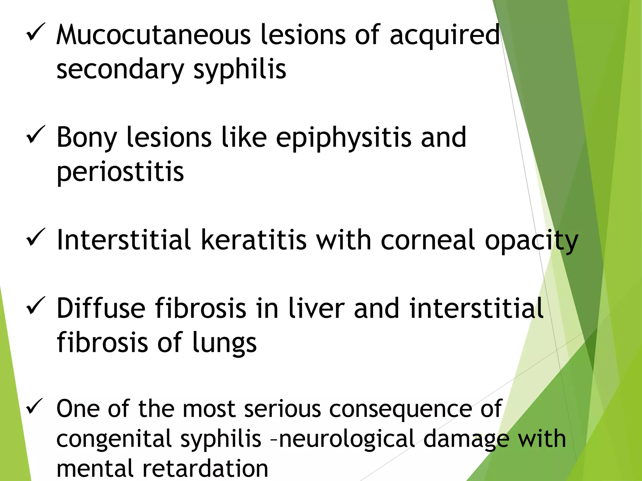 Syphilis and gonorrhea - Its etiology, pathophysiology, signs and ...