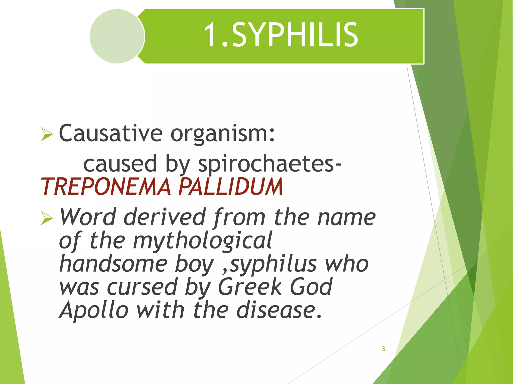 Syphilis and gonorrhea - Its etiology, pathophysiology, signs and ...