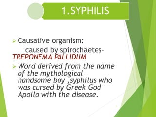 Syphilis and gonorrhea - Its etiology, pathophysiology, signs and ...